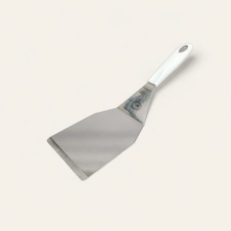 Spatula Metal Turner Stainless Steel with White Handle | Durable and ...